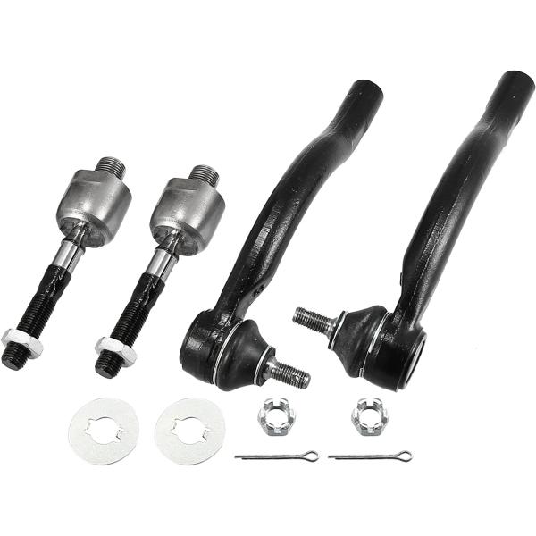 商品名X AUTOHAUX Front Inner Outer Tie Rod End Links Kit Suspension Steering Part EV80210 ES80287 ES80288 for Honda Accord ...