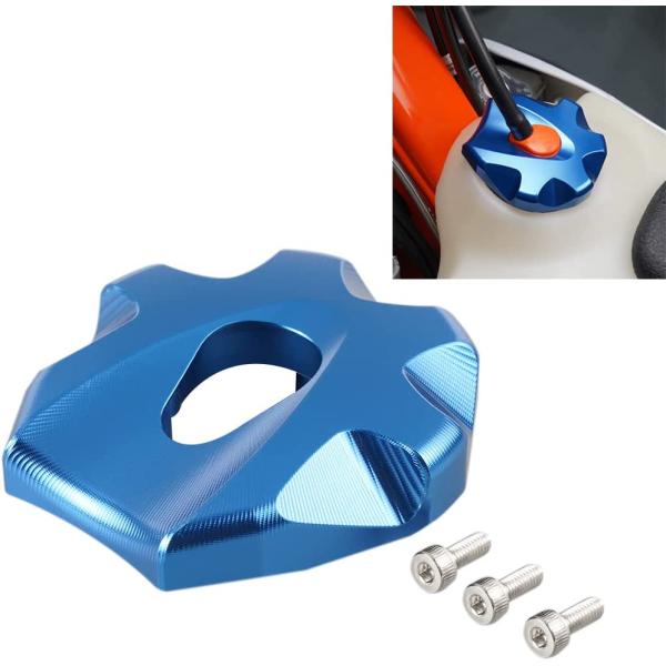 商品名NICECNC Blue Fuel Tank Cap Case Compatible with Husqvarna 125-501 FE/TE/TX/FX 2014-2022 TC65 2017-2022,See Fitmentブラン...
