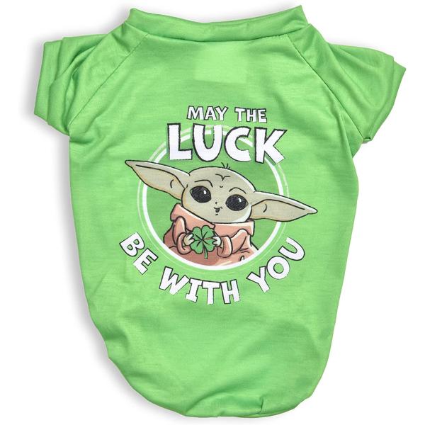 商品名Star Wars for Pets Grogu May The Luck Be with You Dog Tee for St. Patrick’s Day | Star Wars Dog Shirt for Small Dogs ...