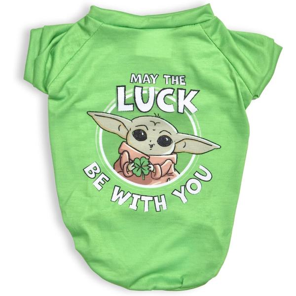 商品名Star Wars for Pets Grogu May The Luck Be with You Dog Tee for St. Patrick’s Day | Size Large | Star Wars Dog Clothing...