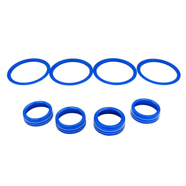 商品名4 PCS A/C Vent Ring Inner Trim Decoration Cover &amp; 4 PCS Climate Control Auto Knobs Trim Cover Fits for Toyota Tac...