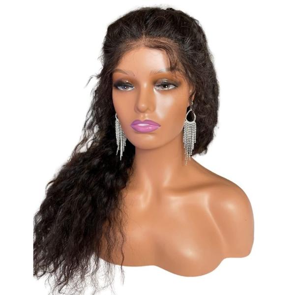 商品名Voloria Realistic Female Mannequin Wig Head with Shoulder Manikin Head Bust Wig Head Stand for Wigs Display Making,St...