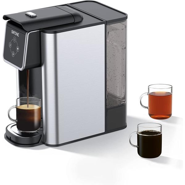 商品名SIFENE Single Serve Coffee Machine, 3 in 1 Pod Coffee Maker For Single Serve Capsule pod, Ground Coffee Brewer, Leaf ...