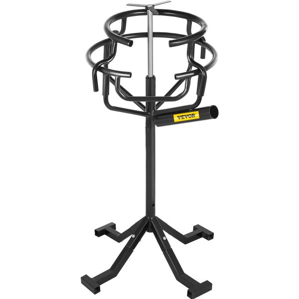商品名: VEVOR オートバイタイヤ交換スタンド 10~21インチのマルチタイヤサイズに対応 37~41インチの高さ調節可能 丈夫なスチールタイヤチェンジスタンド 4つのスタンドフィート モトクロス ダートバイク タイヤチェンジャー ブラ...
