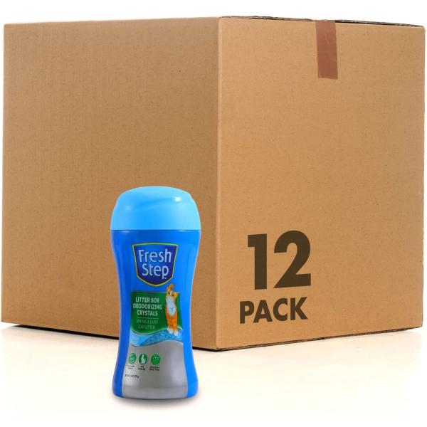 商品名Fresh Step Cat Litter Crystals in Fresh Scent | Cat Litter Box Deodorizer | Combats Cat Odors and Neutralizes Smells ...