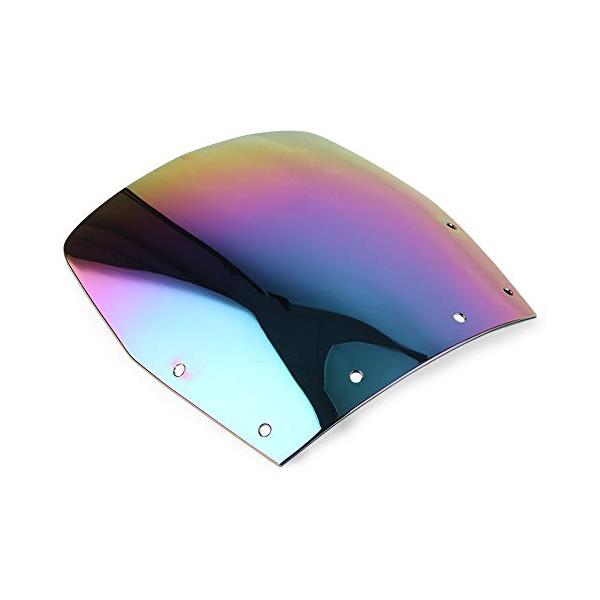 商品名:  LIRU Wraparound Wind Deflector Wind Splitter Windscreen Windshield for Kawasaki Ninja EX 250 88-07,Deep Iridiumブラン...