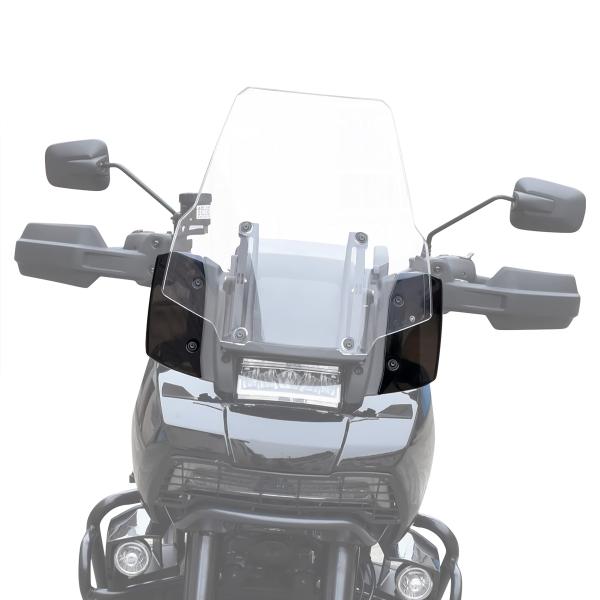 商品名: VEISUTOR サイドワイドウィングフロントガラス パンアメリカ1250用 サイドワイドフェアリングエアディフレクター ウィングウィンドスクリーン Harley Pan America 1250 ADV Pan America ...