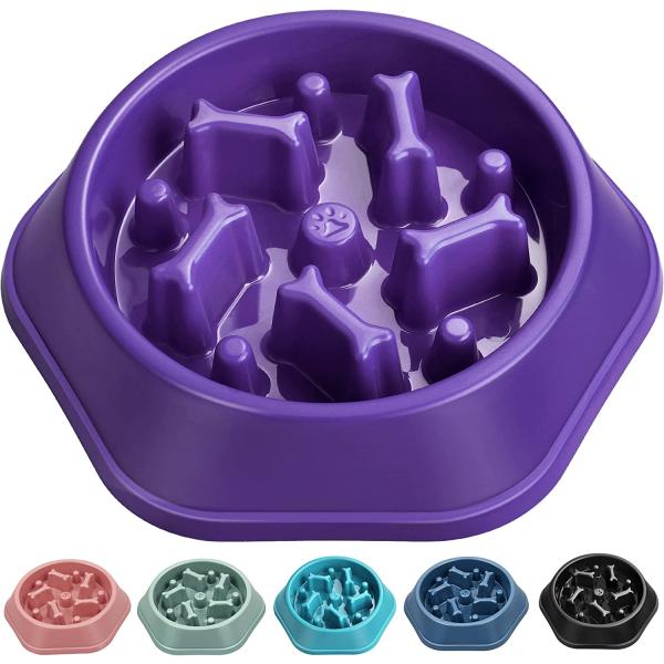 商品名UPSKY Slow Feeder Dog Bowl Anti-Chocking Slower Feeding Dog Puzzle Bowl, Interactive Bloat Stop Dog Food Bowl Dishes ...