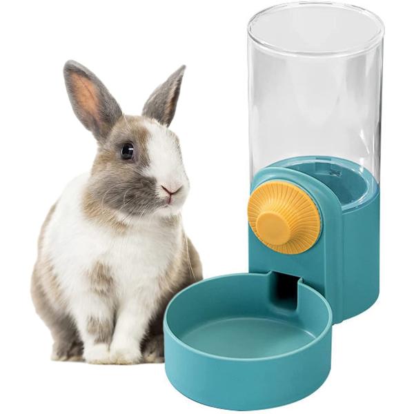 商品名kathson 35oz Hanging Automatic Food Water Dispenser Gravity Pet Auto Feeder Waterer Set for Rabbit Cat Dog Chinchilla...