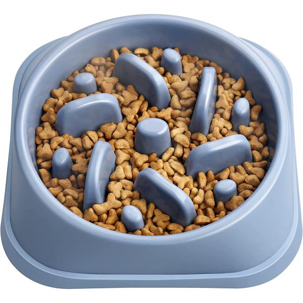 商品名UPSKY Slow Feeder Small Dog Bowls Non-Slip Puzzle Bowl Feeder Interactive Bloat Stop Dog Bowl Anti-Choking Dog Bowl.ブ...