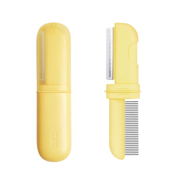 商品名MS!MAKE SURE 2-in-1 Pet Comb, Professional Cat &amp; Dog Grooming Tool, with Dual-Head Design for Safe &amp; Gentle R...