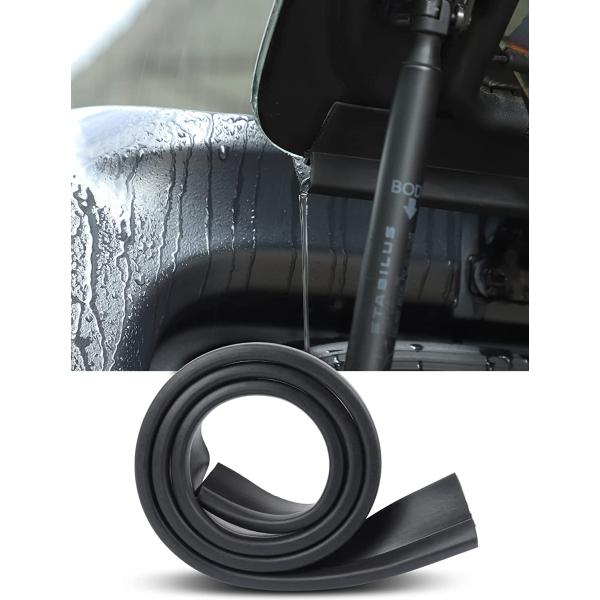 商品名Savadicar Rear Window Gap Rain Gutter, Back Glass Rubber Rainwater Diversion Groove for 1997-2022 Jeep Wrangler TJ JK...