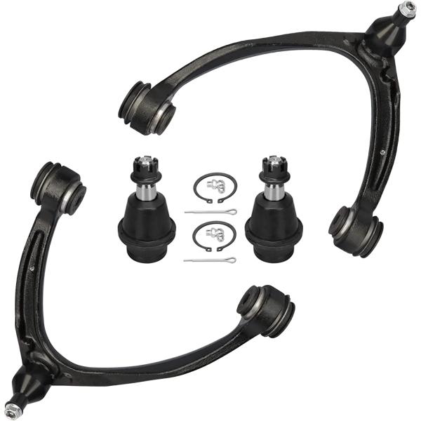 商品名Drivestar New 4pc Set Front Upper Steel Control Arms Lower Ball Joints Fit for Chevy/GMC Silverado Suburban Sierra 15...