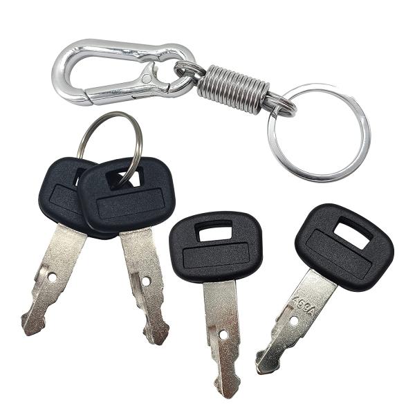 商品名RC411-53933 RC461-53930 Ignition Keys 4Pcs Replacement for Kubota Mini Excavator, Backhoe, Skid Steer Track Loader Pa...