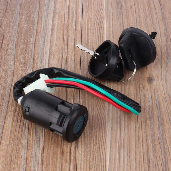 商品名Zerone Ignition Key Switch, 4 Wire Ignition 1 Key Switch Waterproof CO for 50 90 110 125cc ATV TAOTAO Bikeブランド：Zerone...