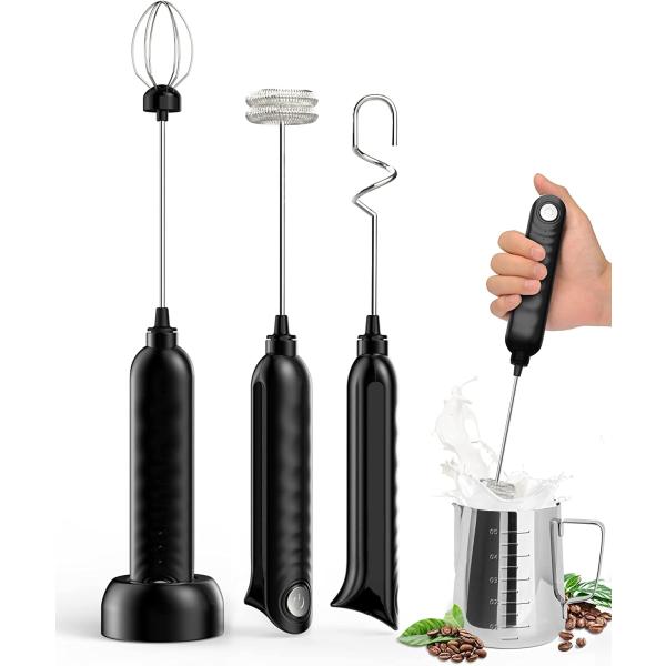 商品名ミルク泡立て器 手持ち式Milk Frother, BEAUTLIFE Rechargeable Frother Handheld for Coffee, Electric Whisk Foam Maker Drink Mixer w...