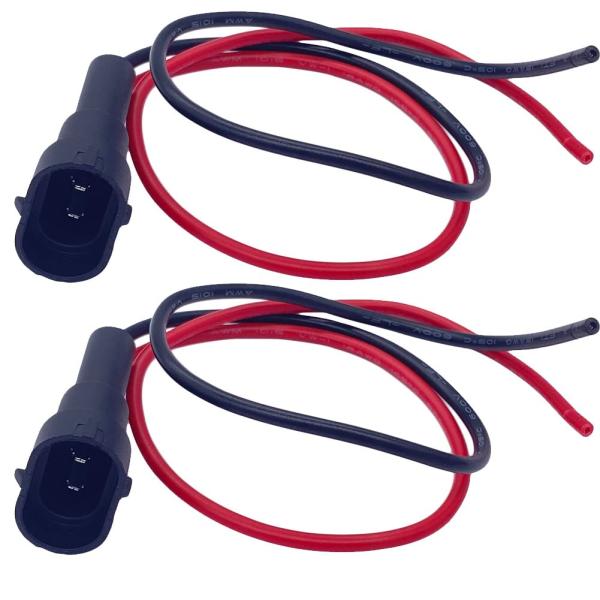 商品名Amrxuts 2pcs H8 H11 or 880 881 Pigtail Plug Connector Male Socket Adapter Extension Harness for Headlight Fog Light L...