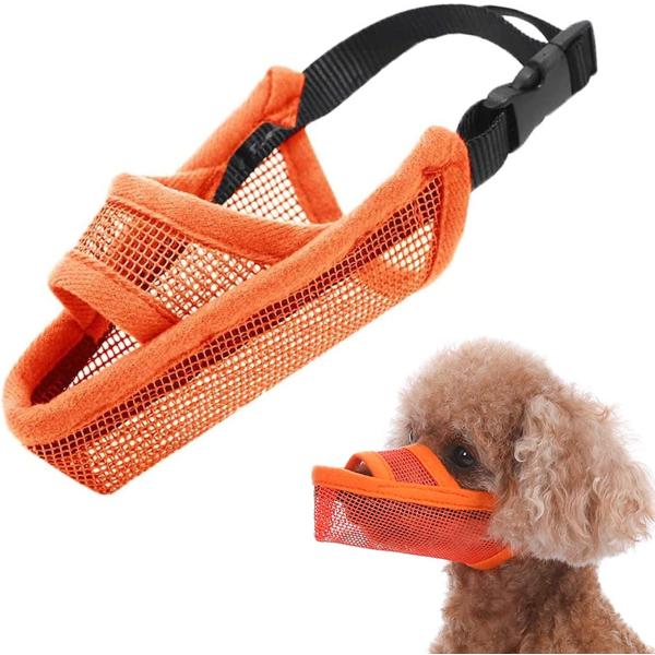 商品名Nylon Dog Muzzle for Small Medium Large Dogs, Air Mesh Breathable and Drinkable Pet Muzzle for Anti-Biting Anti-Barki...