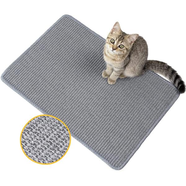 商品名Conlun Cat Scratcher Mat,Natural Sisal Cat Scratch Pad,Horizontal Floor Cat Scratching Pads Rug for Indoor Cats Grind...