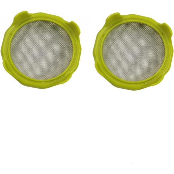 商品名発芽蓋 プラスチック製発芽蓋 2個 発芽ジャー スクリーン蓋付き 広口メイソンジャー発芽蓋用 (グリーン)Sprouting lids, 2PCS Plastic Sprout Lid,Sprouting Jars with Scre...