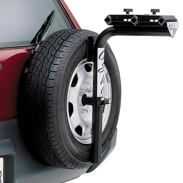 商品名: Surco ABT300 3バイクスペアタイヤマウントバイクラック一体型ロック付き、ブラック仕上げ。 Surco ABT300 3-Bike Spare Tire Mount Bike Rack with Integrated L...
