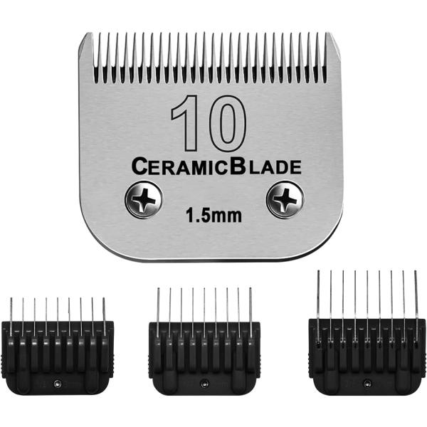 商品名10# Detachable Pet Dog Grooming Clipper Blades,Compatible with Andis,Oster A5,Wahl KM Series Pet Clipper with Heat Pr...