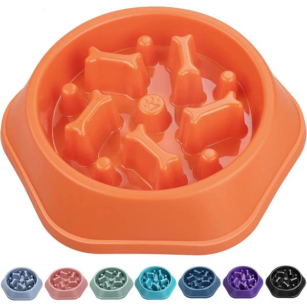 商品名UPSKY Slow Feeder Dog Bowl Anti-Chocking Slower Feeding Dog Puzzle Bowl, Interactive Bloat Stop Dog Food Bowl Dishes ...