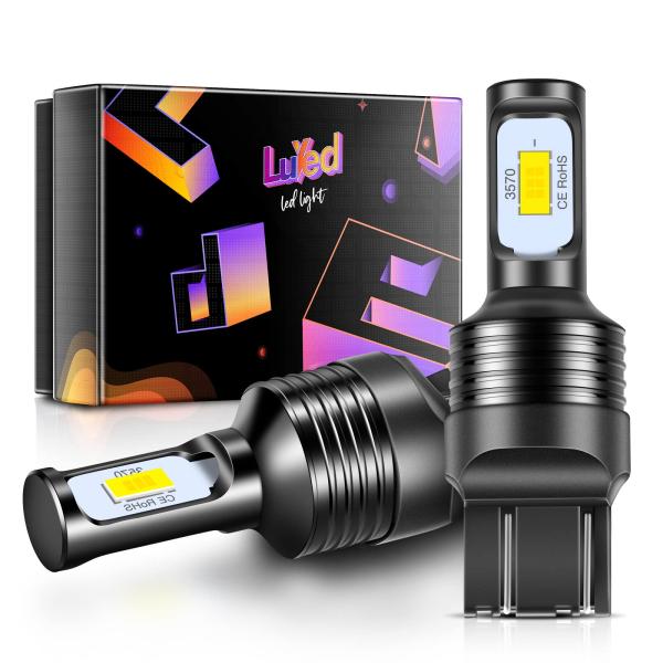 商品名: LUYED T20 7440 7443 LED電球 リバースライト用 キセノンホワイト スーパーブライト 7441 7444 992 LED電球 ウィンカーライト ブレーキライト テールライト 2個パック LUYED T20 74...