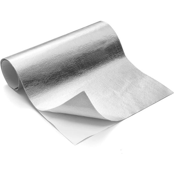 商品名FLASLD Aluminized Heat Shield Mat Thermal Barrier Adhesive Backed Heat Blanket 12'' X 24'', Fiberglass Insulation Ref...