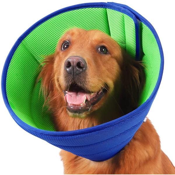 商品名Extra Soft Dog Cone for Dogs After Surgery, Breathable Dog Cones for Large Medium Small Dogs and Cats, Adjustable Dog...
