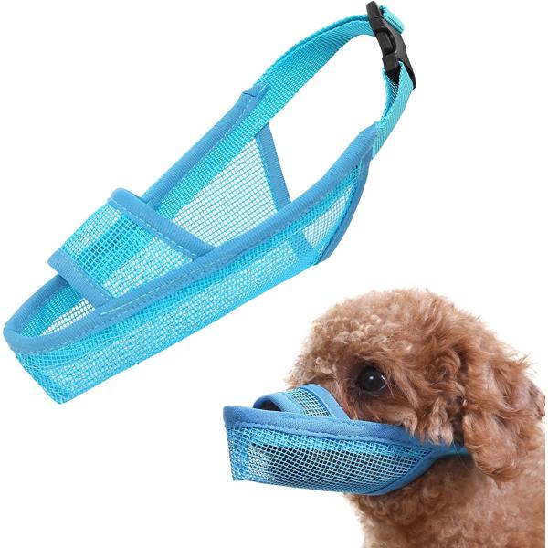 商品名Nylon Dog Muzzle for Small Medium Large Dogs, Air Mesh Breathable and Drinkable Pet Muzzle for Anti-Biting Anti-Barki...