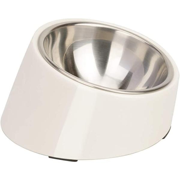 商品名SuperDesign 犬 食器 猫 食器 ペット ボウル ステンレス 給食器 スタンド 傾斜がある 15度 食事をより気軽に メラミン製スタンド付き 滑り止め 取り外し可能 洗いやすい 食器洗濯機で洗えるSuperDesign Me...
