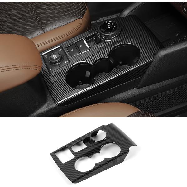 商品名RT-TCZ Center Console Gear Shift Panel Trim Cover Interior Accessories Fits for Ford Bronco Sport 2021-2022 (Carbon F...