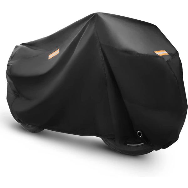 商品名ZGJIJIA Motorcycle Cover Heavy Duty Durable All Season Universal All Weather Waterproof Sun Outdoor Protection with R...