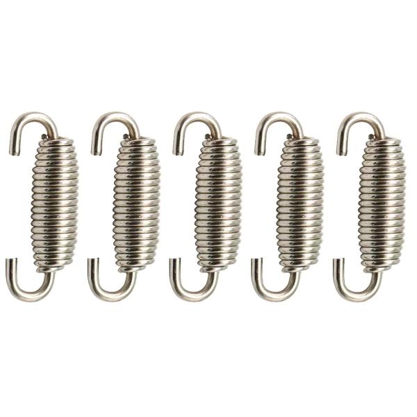 商品名:  5Pcs 2-4/5 inch Length Stainless Steel Motorcycle Exhaust Pipe Muffler Springs Swivel Hooks Silver Toneブランド: Xcoaz...