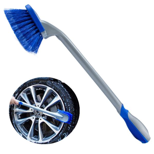 商品名:  Car Tire Cleaning Brush Long Handle Wheel Brush Exhaust Pipe Cleaning Brush for Gm Truck,Motorcycle,Bicycle,Multi-...