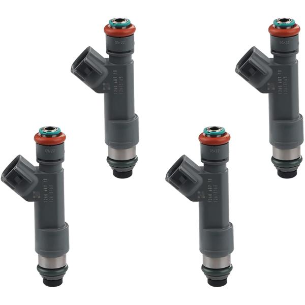 商品名JDMON Fuel Injectors Replacement for Pontiac G6 2010 Chevy Malibu 2010-2012 HHR 2009-2011 2.4L FJ1064 12613163 4Pcsブラ...