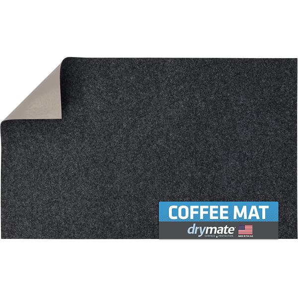 商品名Drymate Coffee Maker Mat, (Coffee Station Bar Accessory) Protects Kitchen Countertops From Spills, Stains &amp; Scrat...