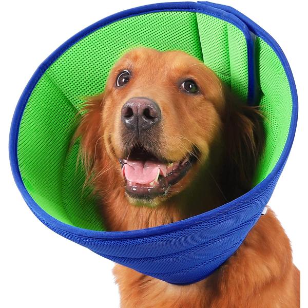 商品名Extra Soft Dog Cone for Dogs After Surgery, Breathable Dog Cones for Large Medium Small Dogs and Cats, Adjustable Dog...