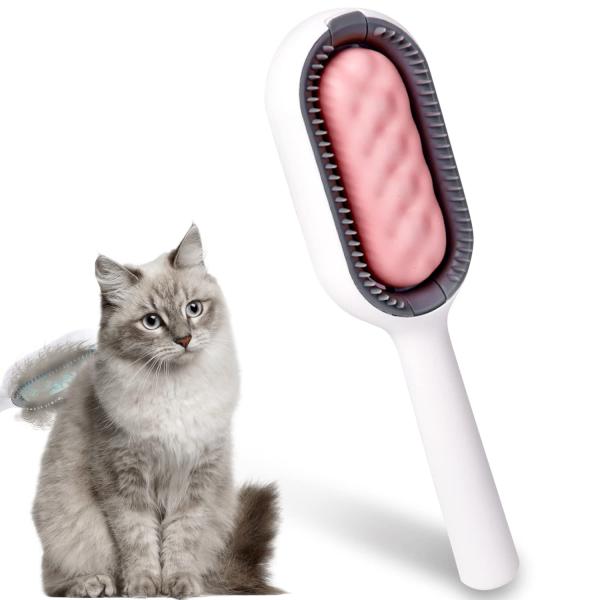 商品名YiEFUR Cat Grooming Brush, Cat Long Short Hair Brush for Shedding Indoor Cats, Pinkブランド：YiEFUR商品サイズ：高さ：4.3 cm横幅：8.3 c...
