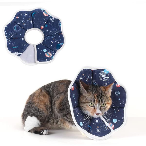 商品名Recuperative Cat Recovery Cone Collar After Surgery to Stop Licking and Head Scratching-Prevent Recurrent Infections,...