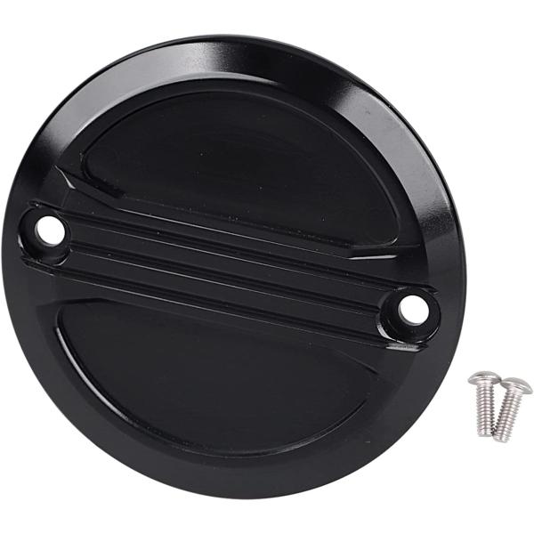 商品名YDLMT 2 Hole Black Air Flow Ignition System Cover Engine Timing Points Cover Fit for Harley Dyna Sportster XL 883 120...