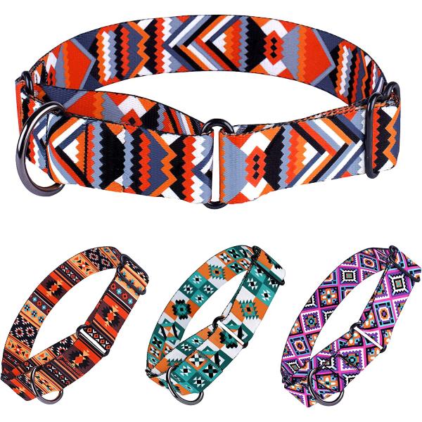 商品名Murom Martingale Collar for Dogs Small Medium Large Tribal Geometric Pattern Training Wide Collars Puppy Adjustable H...