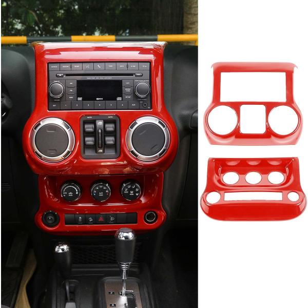商品名RT-TCZ Center Console Dashboard Panel Cover Trim &amp; Air Conditioning Switch Panel Cover Trim Kit Decoration Interi...