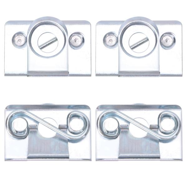 商品名: LangPu ボールヘッド 1/4 ターンセット サドルバッグ ベイルマウント レセプタクル Harley Touring FLHR FLHS FLHX ソフテイルロードキング エレクトラグライド用 (参考:90834-95B) ...