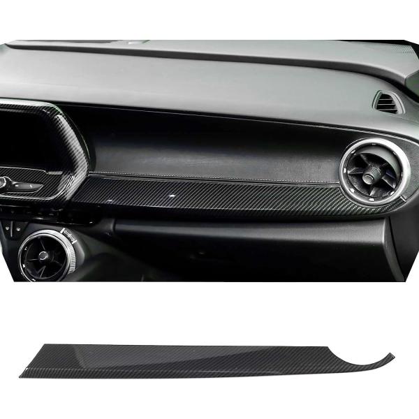 商品名RT-TCZ Carbon Fiber Co-Pilot Front Passenger Panel Decoration Trim Cover Interior Accessories for Chevrolet Camaro 20...