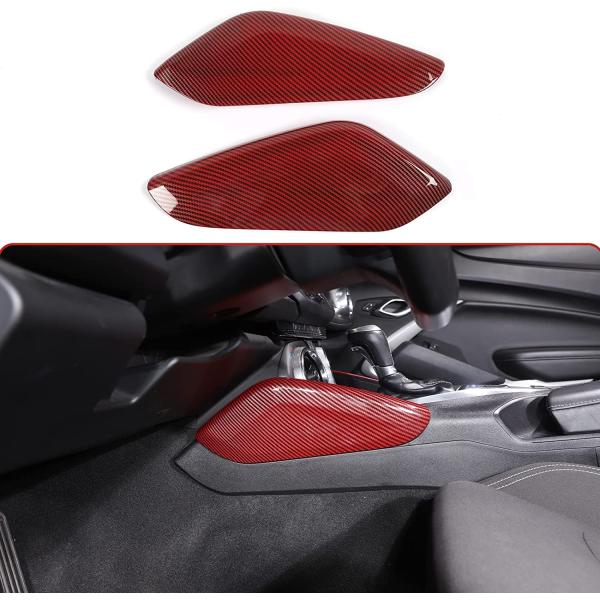 商品名RT-TCZ Center Console Gear Panel Side Trim Cover Interior Accessories Decoration for Chevrolet Chevy Camaro 2016-2022...