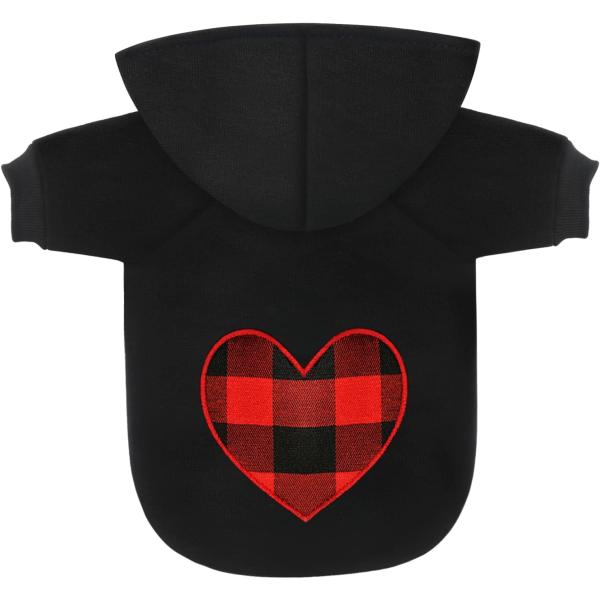 商品名Mrcopetal Dog Hoodie Plaid Dog Hooded Sweatshirt Winter Pet Clothes Puppy Costume Warm Jacket Cold Weater Coat for Sm...