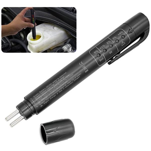 商品名E-Car Connection Universal Brake Fluid Liquid Tester Pen with 5 LED Indicators Car Vehicle Testing Tool for DOT3 DOT4...