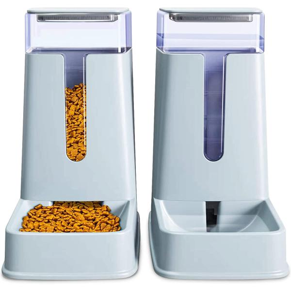 商品名Automatic Cat Feeder and Cat Water Dispenser in Set 2 Packs Automatic Dog Feeder and Dog Water Dispenser 1 Gallon for...